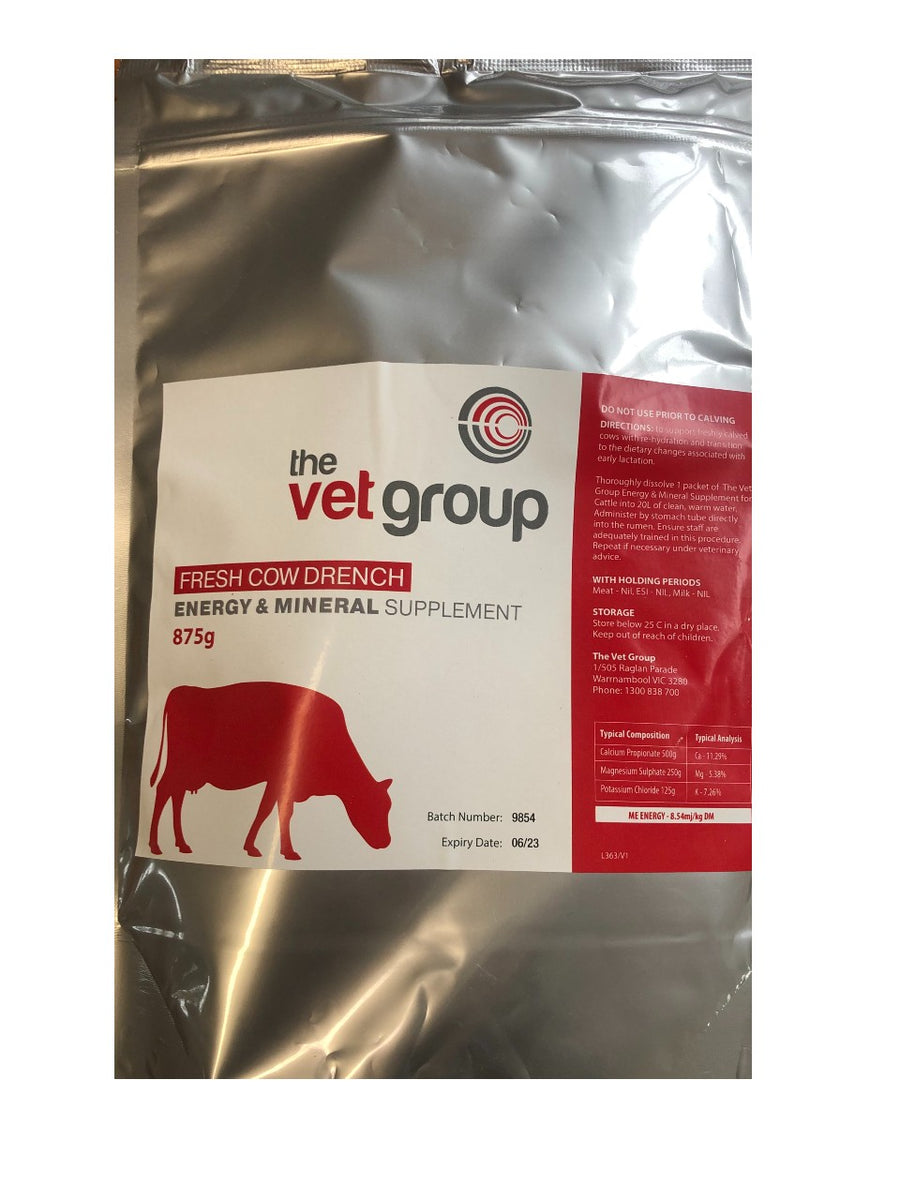 1kg Fresh Cow Drench for transition cows with negative energy balance ...